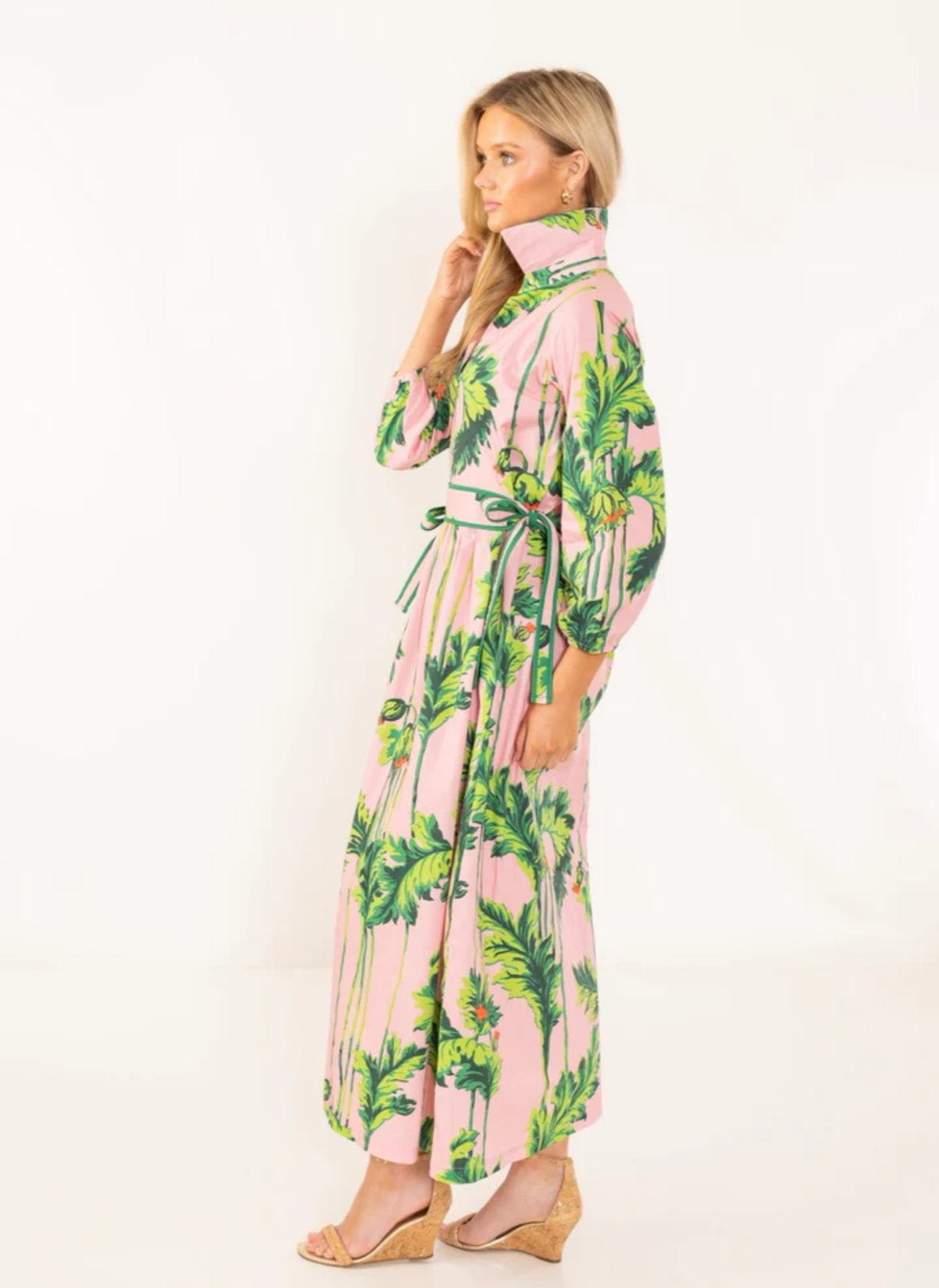 Birdie Long Dress - Pink Regency – Just the Thing