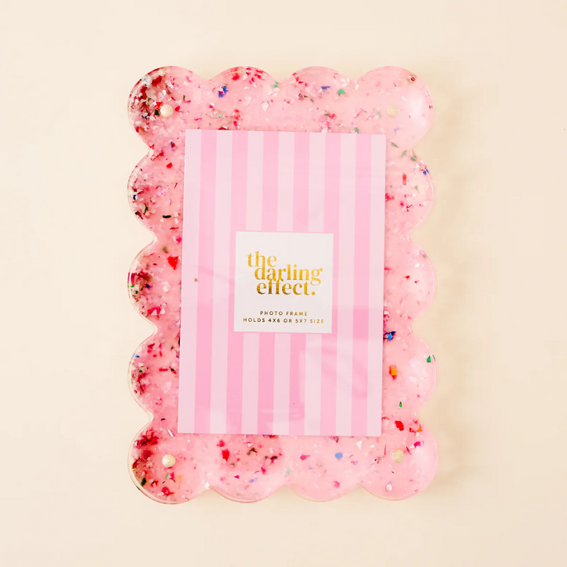 Rectangle Scallop Acrylic Frame – Just the Thing