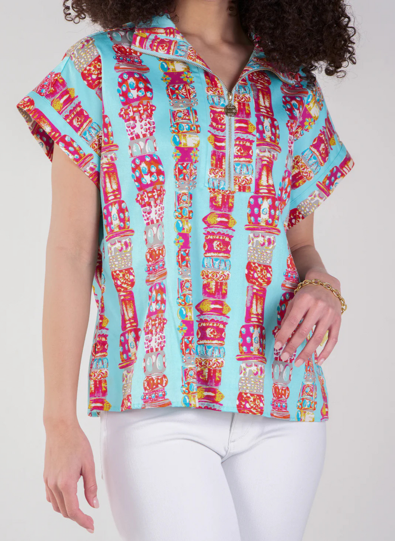 Poppy Pullover Top- Iconic Iris – Just the Thing